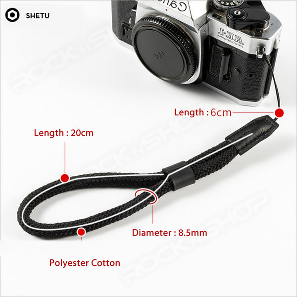 SHETU Camera Hand Strap for DSLR Mirrorless Instax Fujifilm | Rock N' Shop